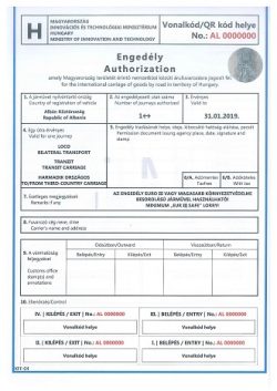 H: NOVI OBRAZAC I BOLJA ZAŠTITA MAĐARKIH DOZVOLA ZA PREVOZ ...